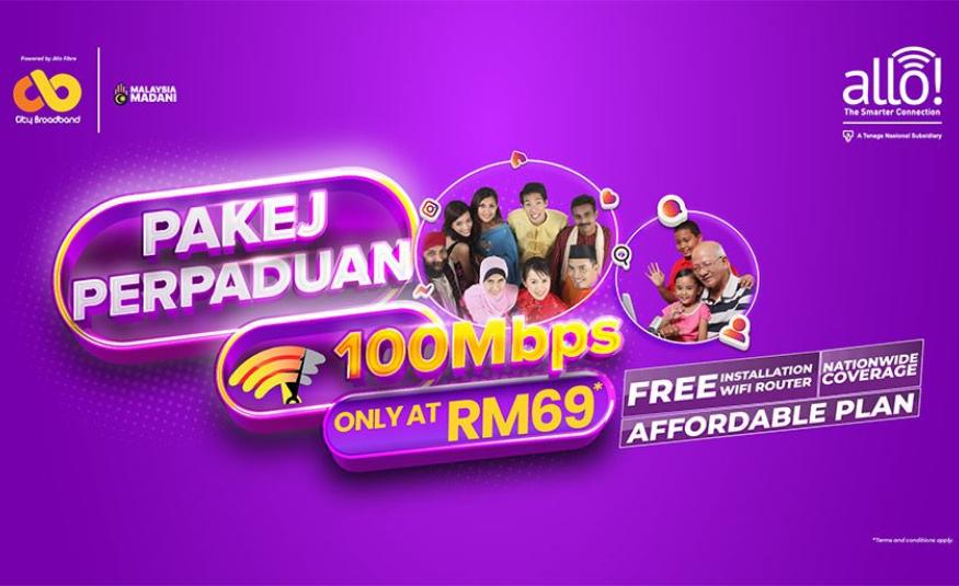 Pakej Rahmah jalur lebar Allo tawar harga langganan RM69 sebulan ...
